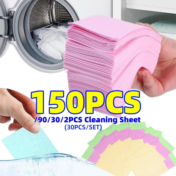 150/90/30/2PCS Laundry Tablets Strong Laundry Detergent Sheet Underwear ...
