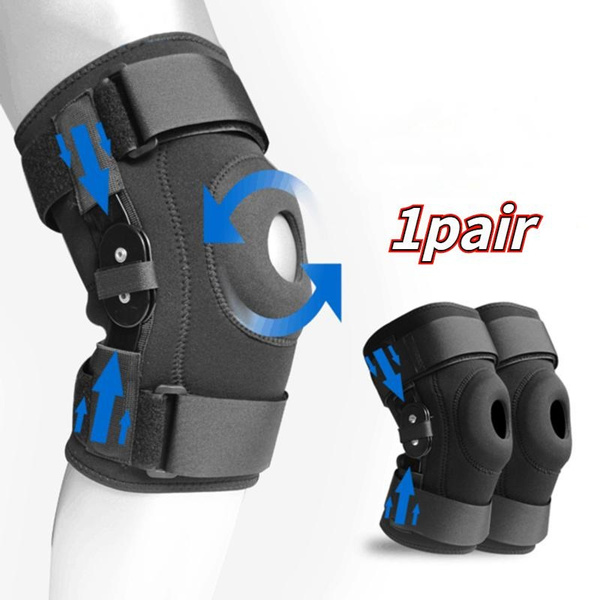 1pair Adjustable Knee Brace Support Patella Protector Sports Stabilizer ...