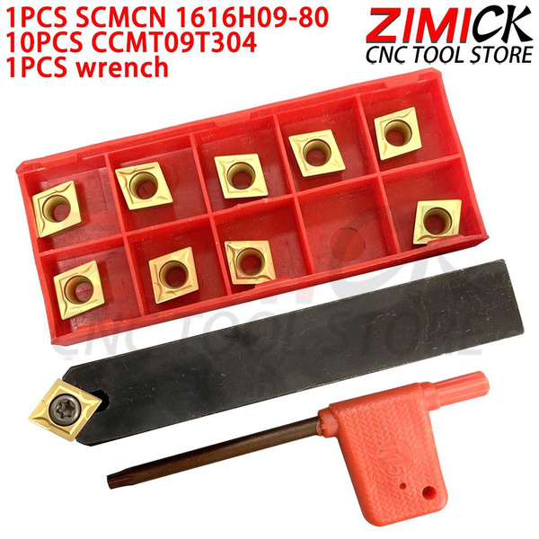 1PCS SCMCN 1616H09-80 16mm*100mm External Internal Turning Tool Holder ...