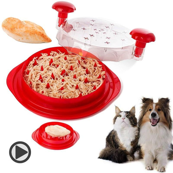 Clear Lid Chicken Shredder for Dog Food Cat Food Alternative To Bear ...