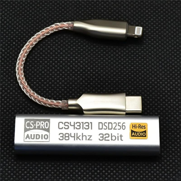 DAC Headphone Amplifier CS43131 DSD256 Decoding Dongle USB C Decode ...