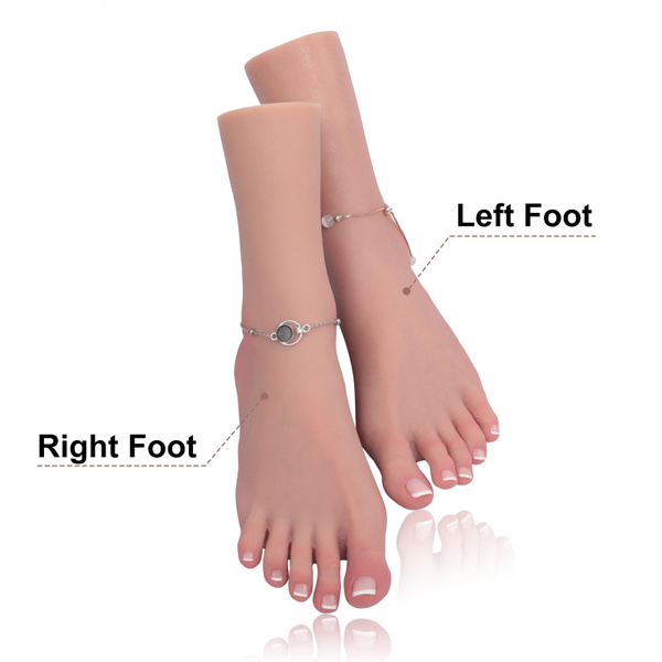 Eyung Silicone Female Feet Model Realistic Foot Mannequin Lifelike ...