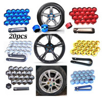 Fashion Accessories New 20Pcs 17/19/21mm Car Wheel Nut Bolt Head Cover ...