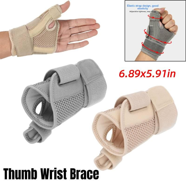 Grey/Brown Stable Arthritis Thumb Splint Wrist Brace for Carpal Tunnel ...