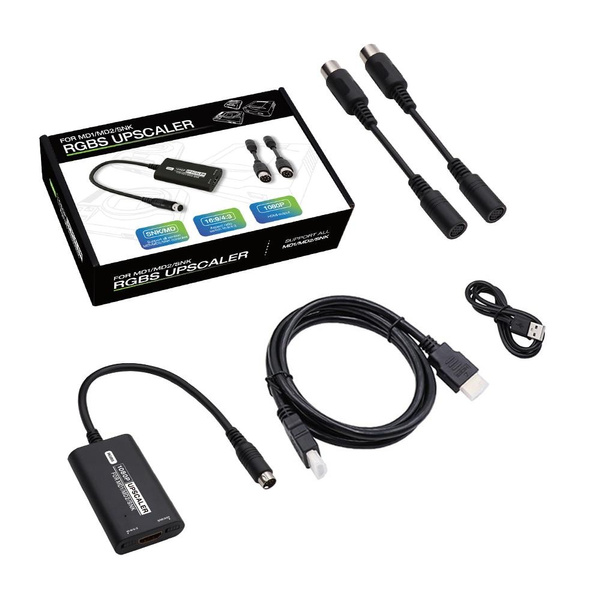 Hdmi Converter Rgbs Upscaler For Sega Mega Drive 1 2 Genesis 1/2 And ...