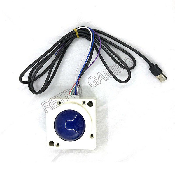 LED Arcade Trackball USB Connector Illuminated 2" Diameter Tracking ...