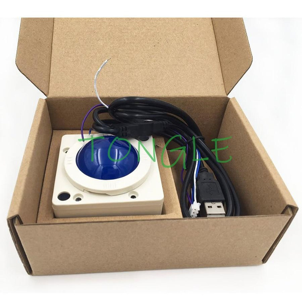 Arcade Trackball 2 Inch 4.5cm Diameter Round Connector PC Tracking Ball ...