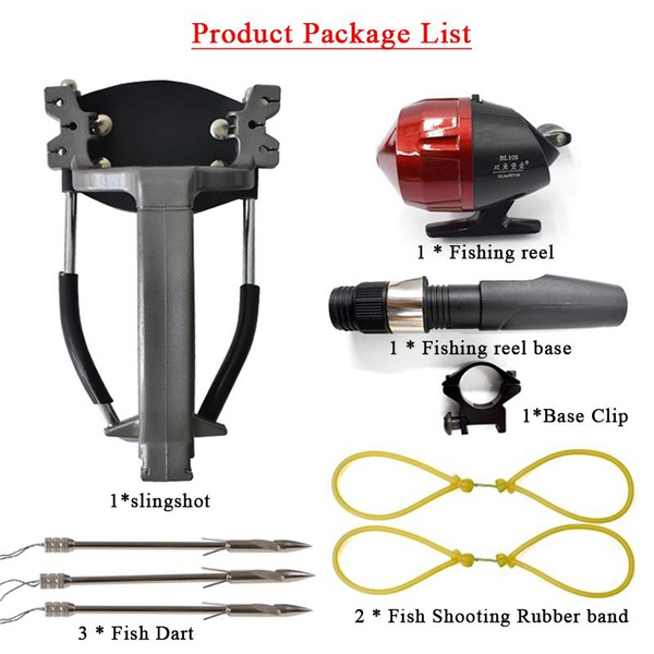 Multifunctional Shooting Fish Slingshot Hunting Catapult Set | Wish