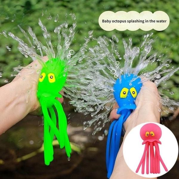 1pc Creativity Octopus Water Balls, Children's Funny Bath Toy, TPR ...