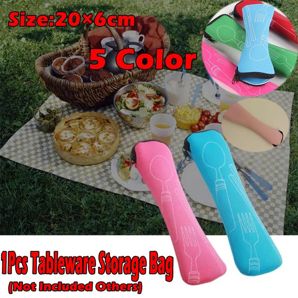 1 Pcs Portable Tableware Bag Cutlery Bag Dinner Set Travel Packaging ...