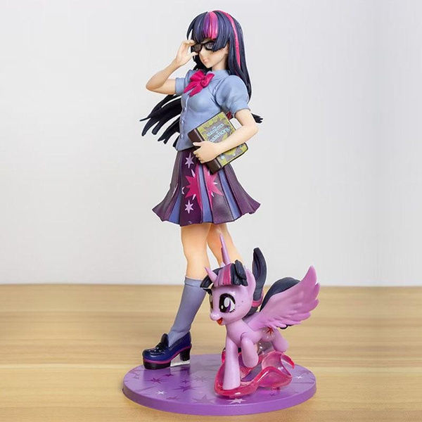 Anime My Little Pony Action Figures Twilight Sparkle Applejack Figures ...