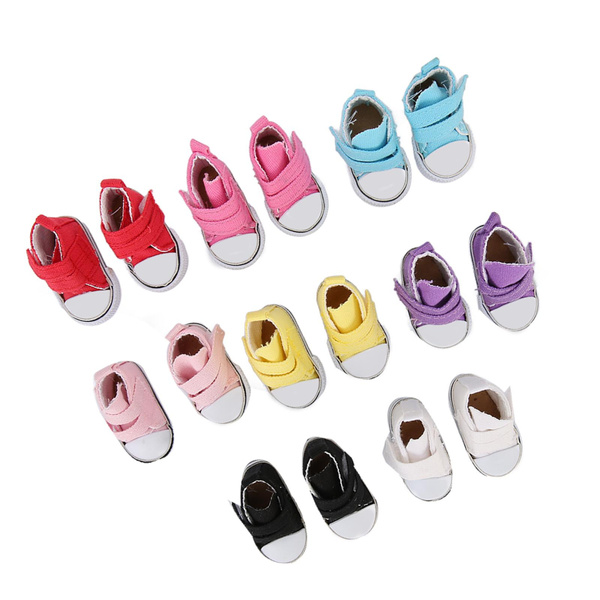 Doll Shoes, Doll Shoes Assorted Colors 8 Pairs Wear Resistant Durable ...