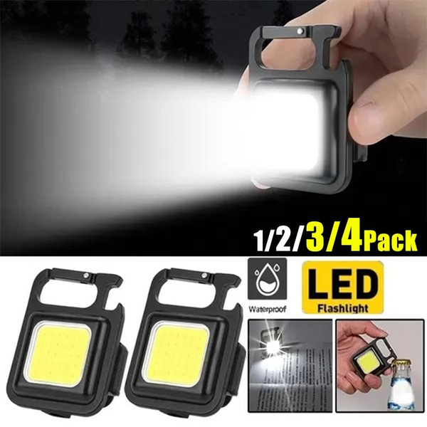 1/2/3/4Pack 500/800 Lumens Small LED Flashlight Bright Rechargeable ...