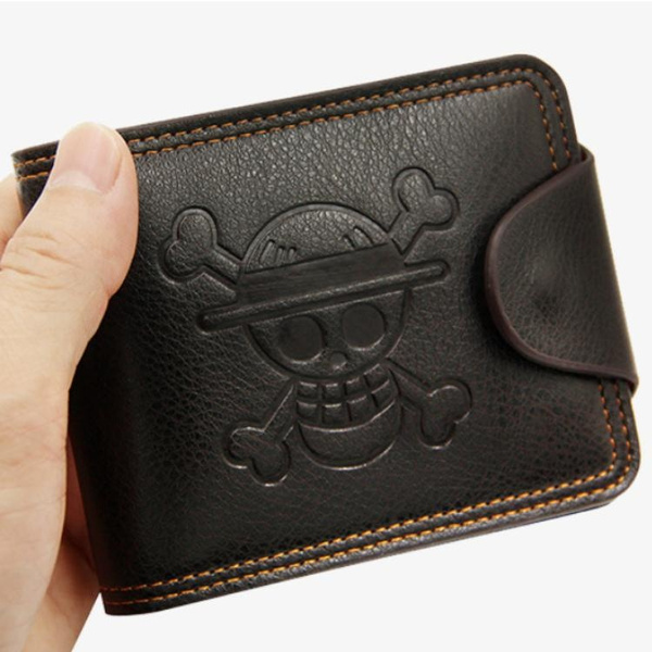 MONKEY D LUFFY Straw Hat Pirates anime wallet Purse Men's One Piece ...
