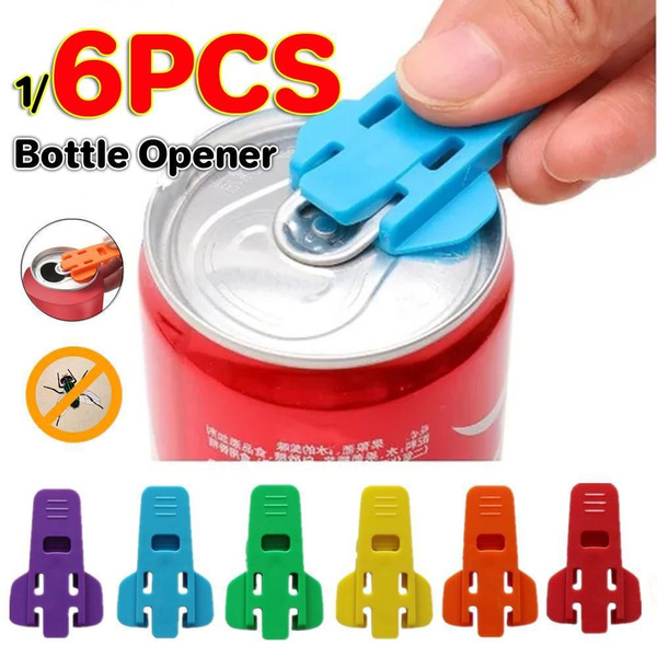 1/6pcs Simple Portable Bottle Opener Reusable Easy Can Opener Sealed ...