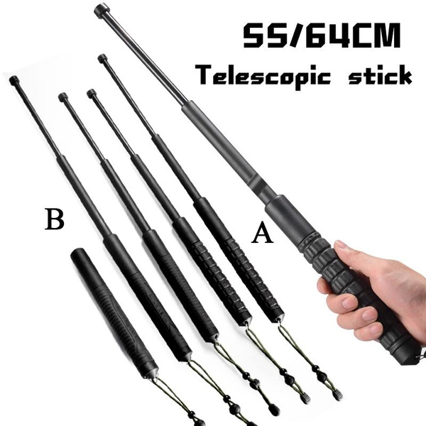 Portable Telescopic Baton Self-defense Safety Baton Car Three-sectioned ...