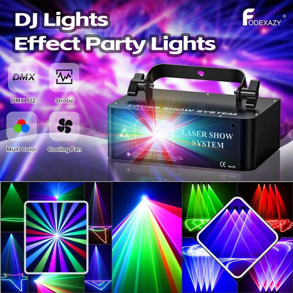 DMX512 LED Indoor Stage Lights RGB Laser Scanner Beam Effect Stage ...