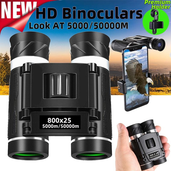 Portable Binoculars Zoom Powerful BAK4 Long Range 800x25/500x25/300x25 ...