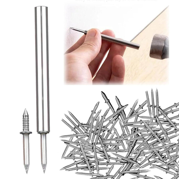 100pcs Double Head Skirting Thread Seamless Nail, Double-Headed Nails ... 100pcs Double Head Skirting Thread Seamless Nail, Double-Headed Nails ...