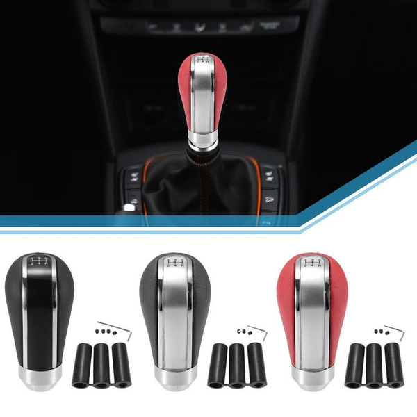Car Gear Shift 5 Speed Manual Gear Shift Knob Lever Shifter Universal ...