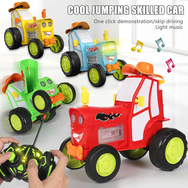 Electric Remote Control Dancing Train Toy Jumping Car Toy Infrared ...