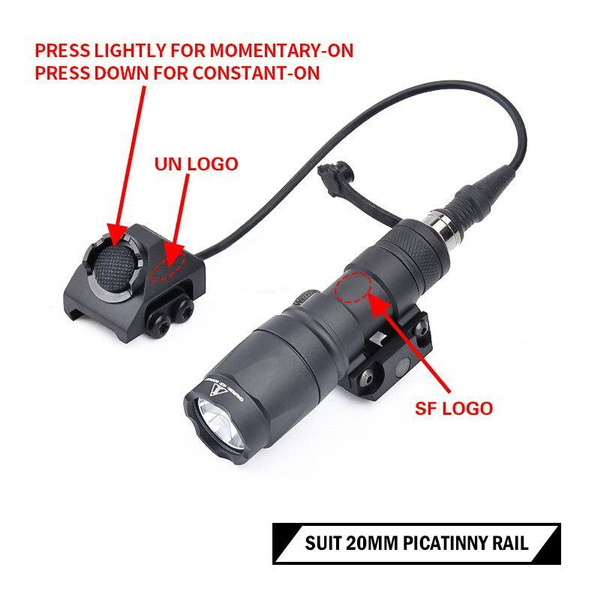 Tactical Un Hot Button Pressure Switch For Surefir M300 M600 Weapon ...