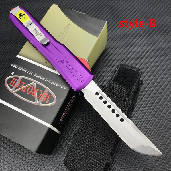 NEW OTF BENCHMADE Safety Cutting Knives OTF Auto Spring Assisted Open ...