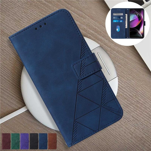 For Nokia C32 C22 C12 Luxury Business PU Leather Magnetic Flip Wallet ...