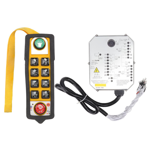Industrial Crane Control, Hoist Remote Control Switch Push Button Box ...