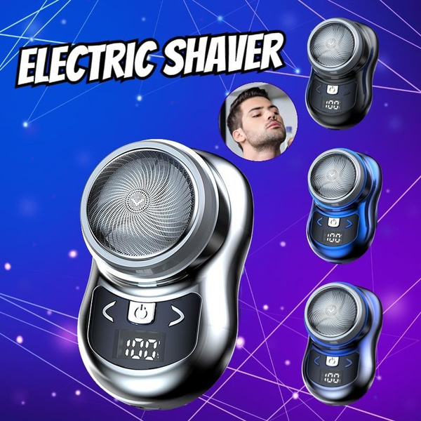 Mini Electric Travel Shaver For Men Pocket Digital Display Size
