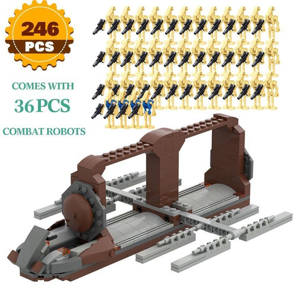 36pcs Battle Droid and one Transporter Battleship Platoon Attack Craft ... 36pcs Battle Droid and one Transporter Battleship Platoon Attack Craft ...