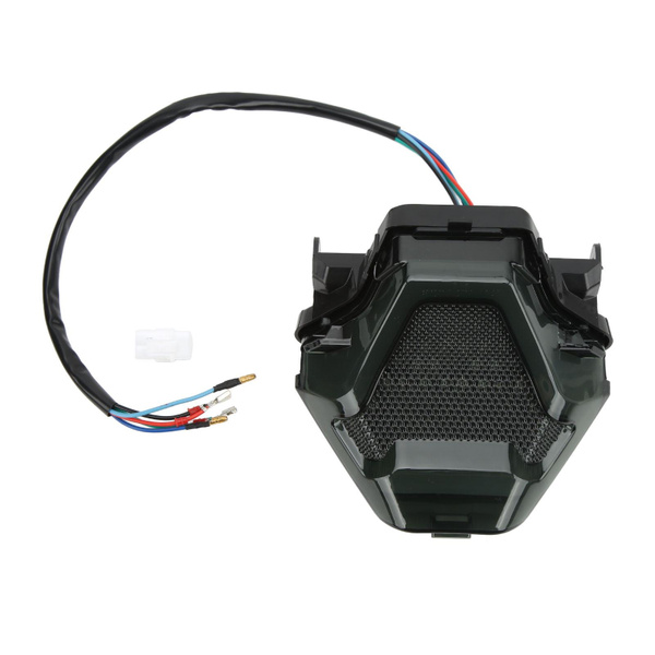 Aramox Motorcycle LED Taillight,12V Rear Brake Stop Light Dynamic Turn ...