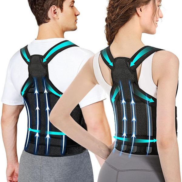 Back Brace Posture Corrector for Women and Men, Shoulder Straightener ...
