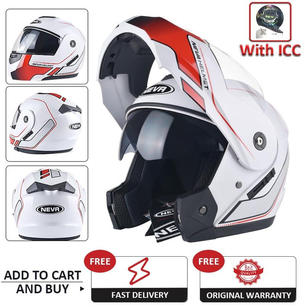 Anak ICC Sticker Original Helmet Motorcycle Full Face Helmet Modular ...