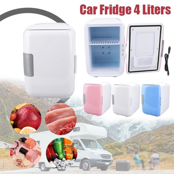 Portable Mini Fridge Mini Fridge 4 Liter Small Refrigerator 12V DC ...