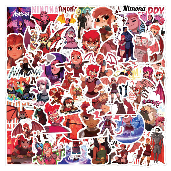 10/60pcs Cartoon Nimona Stickers Graffiti Stickers for DIY Luggage ...