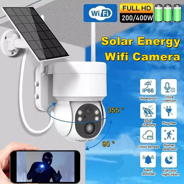 200W/400W Solar Charging Waterproof Outdoor IP Security Surveillance ...