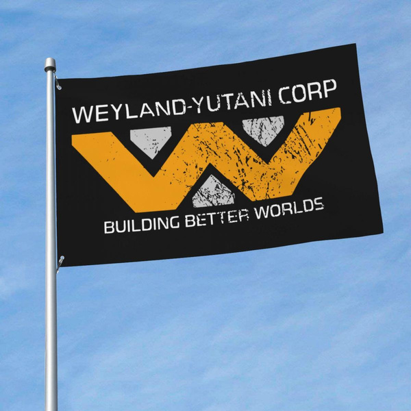 Alien Weyland Yutani Logo Single Sided Decorative Flag 3x5 FT,Family ...