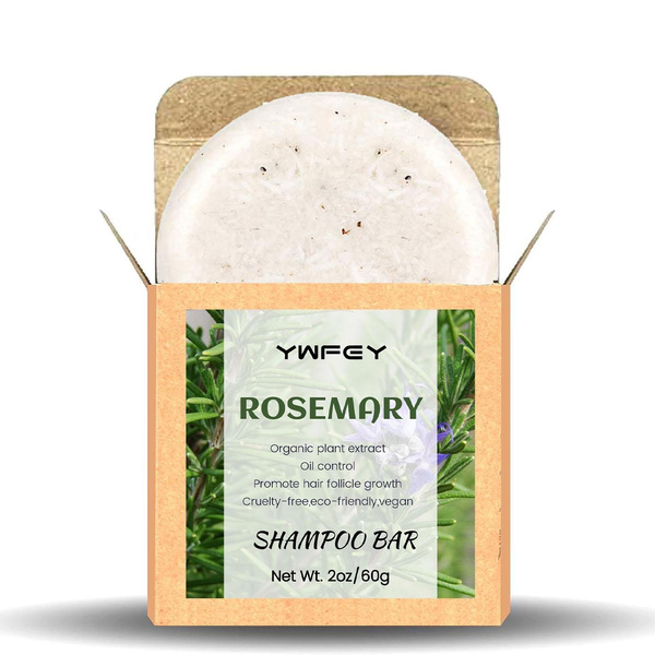 1/2/3pc Rosemary Hair Regrowth Shampoo Bar Anti Hair Loss Soap Natural ...
