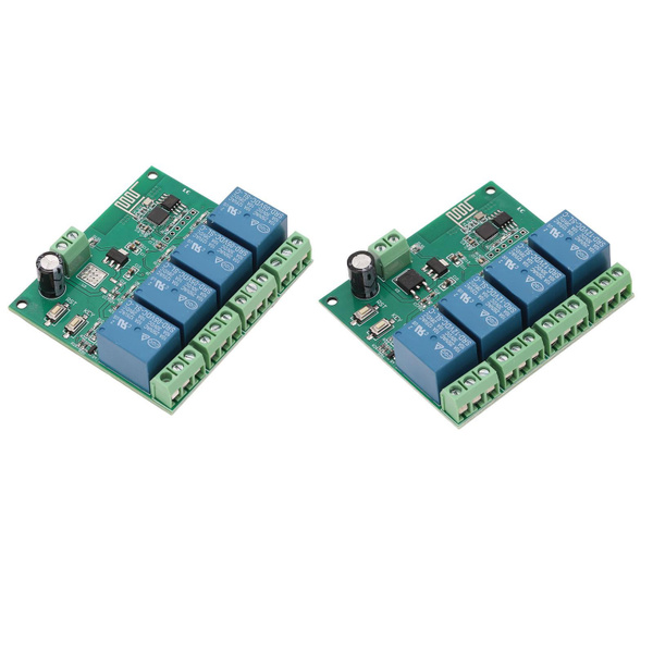 4 Channel ESP8266 Chip Controls Wifi Relay Module Relay Module Relay Board 2 Working Modes Relay ...