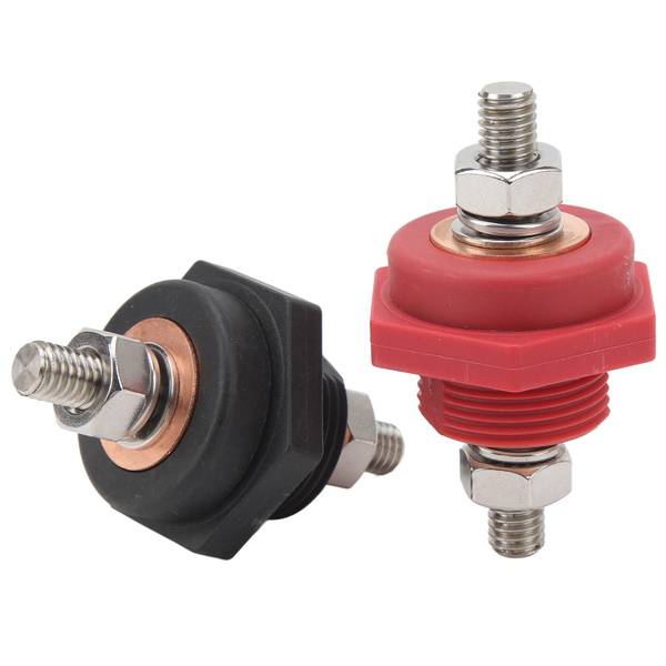 Battery Terminal Connector, DC 12V Battery Cable Bulkhead Connectors 3/ ...