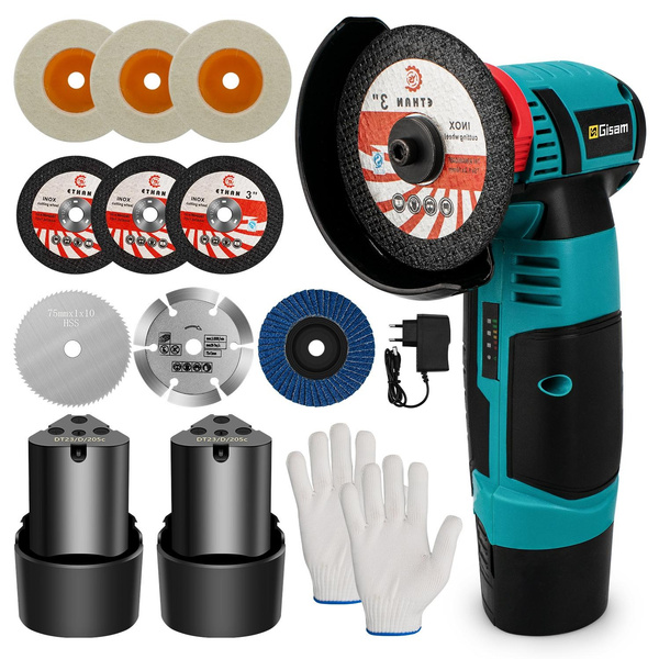 Professional Mini Flex Cordless Angle Grinder 12V-76, Brushless Motor ...