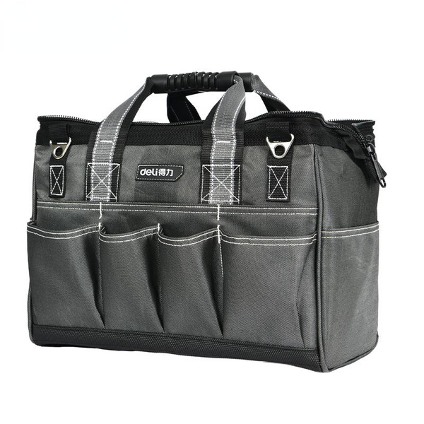 Large Capacity Tool Storage Bag Multi-pocket Tear Resistant Toolkit ...