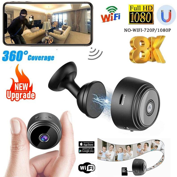 2023 New Upgrade Best 4K Camera Mini WiFi Spy Camera 1080P HD Wireless ...