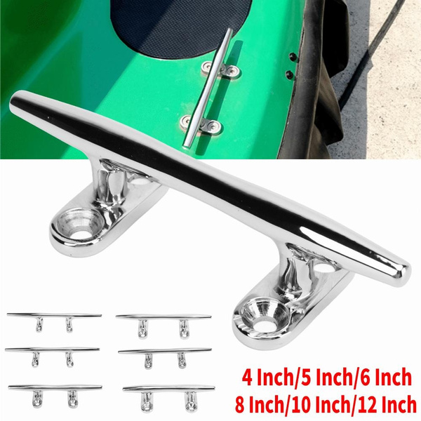 Boat Dock Cleat, Heavy Duty 316 Stainless Steel Boat Rope Cleat Open ...