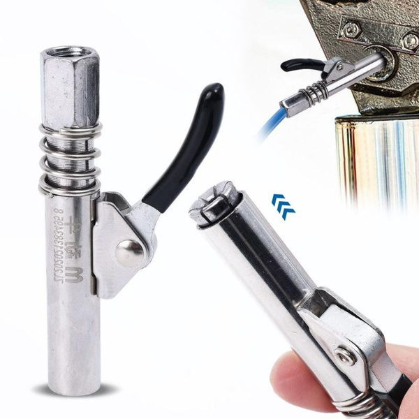 Grease Coupler Heavy-Duty Quick Release Grease Gun Coupler Grease Tool ...