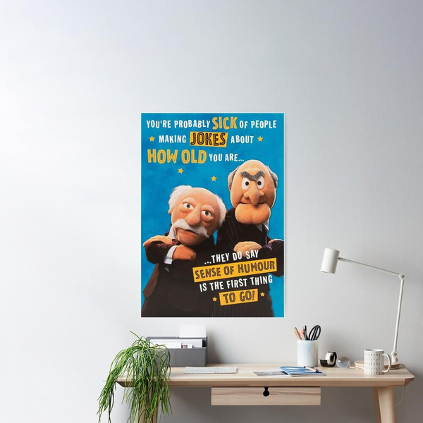 Muppets Statler and Waldorf Sense of Humour Poster | Wish