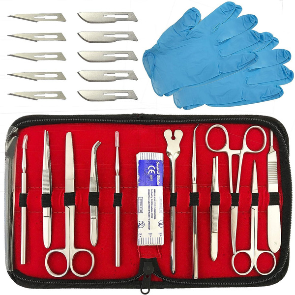 Dissection Kit - 22 Pieces with Scalpel Blades - Perfect for Anatomy ...