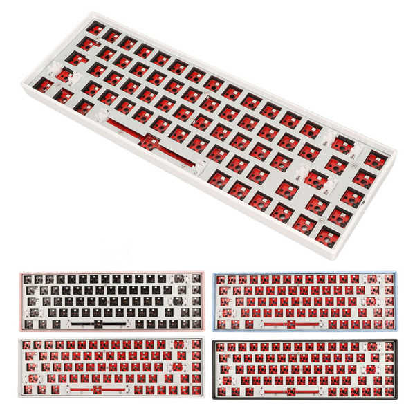 68 Key Mechanical Keyboard DIY Kit, 65% RGB Modular DIY Mechanical ...