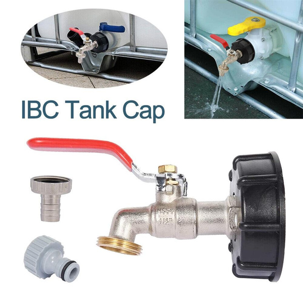 New Water tank faucet adapter IBC Tank Tap Adapter Water Storage Tank ...
